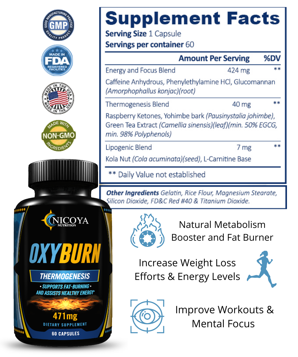 OXY BURN - Nicyoa Nutrition | Health and Wellness Vitamin Supplements